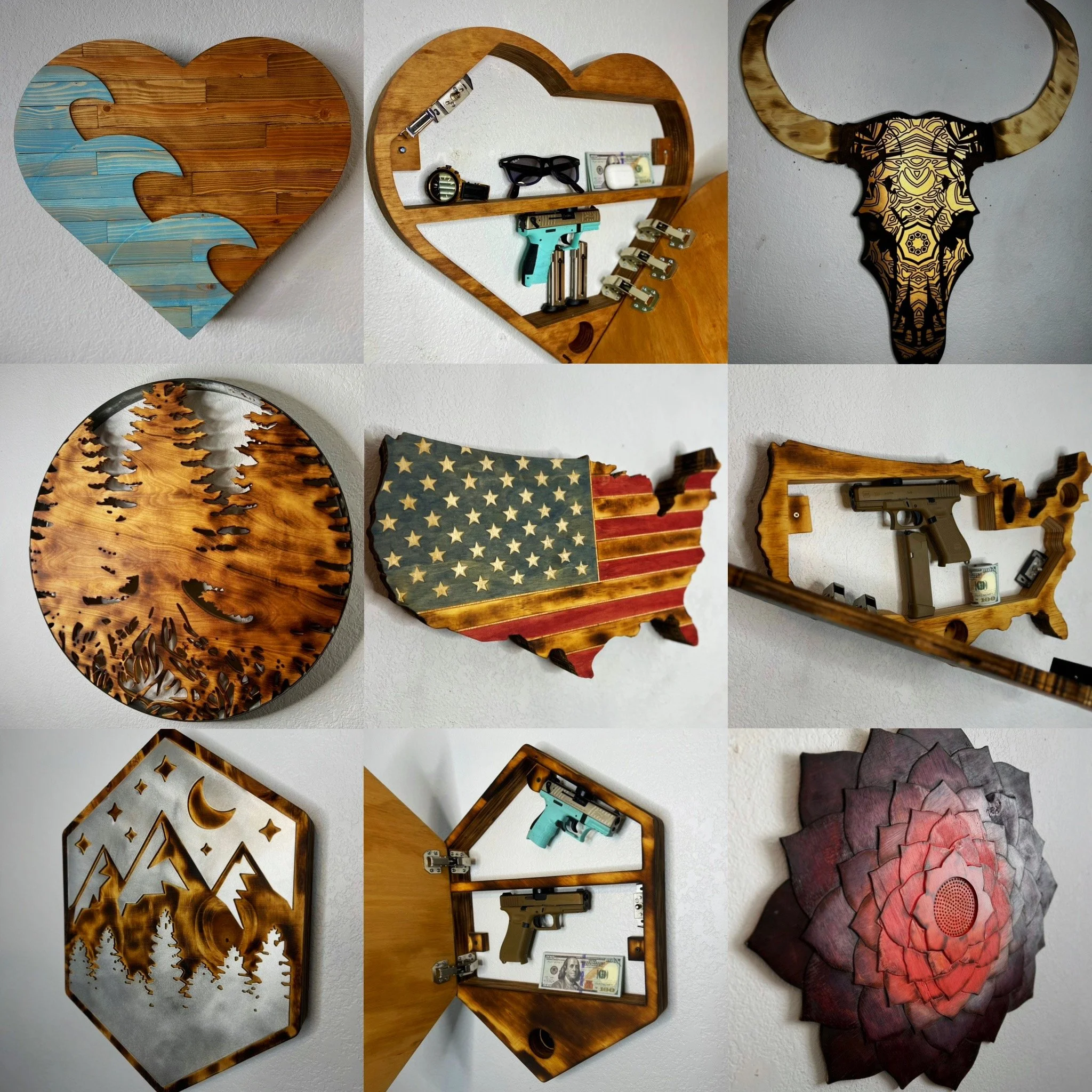 Burnpile Design-Handcrafted Custom Concealment Cabinets & Wood Art for ...