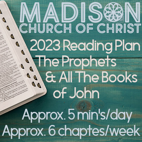 2023 Reading Plan — MADISON CHURCH OF CHRIST