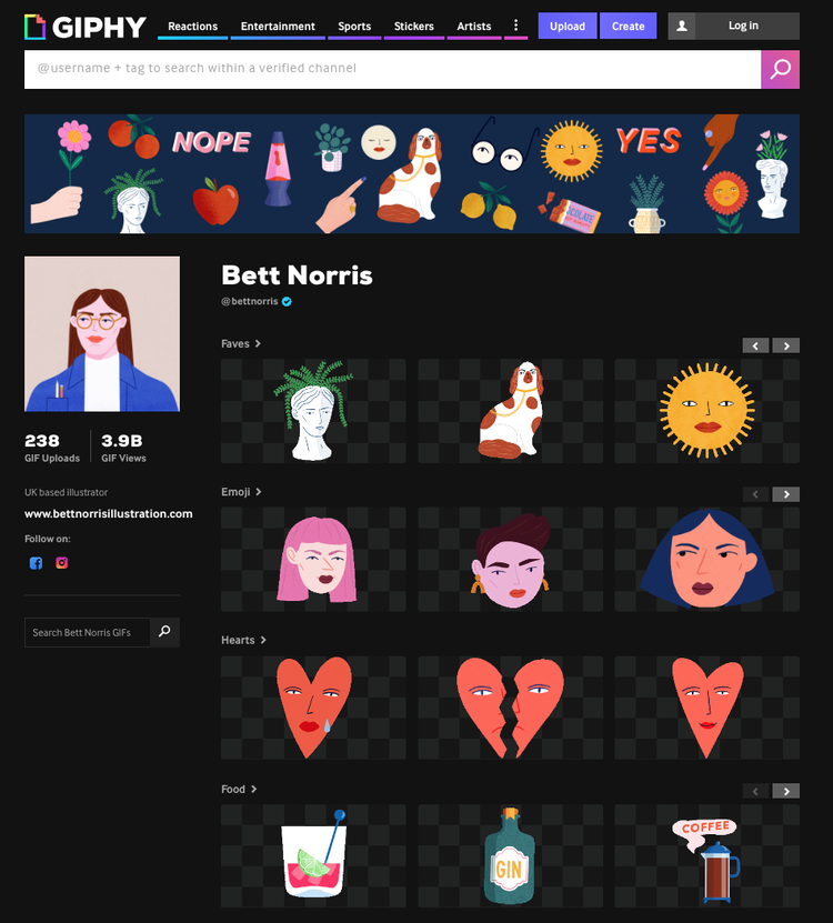 Making Animated GIF Stickers for Instagram — Bett Norris