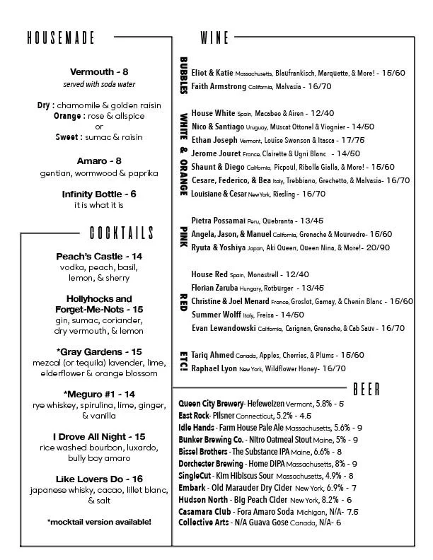 Menus — Brassica Kitchen + Cafe