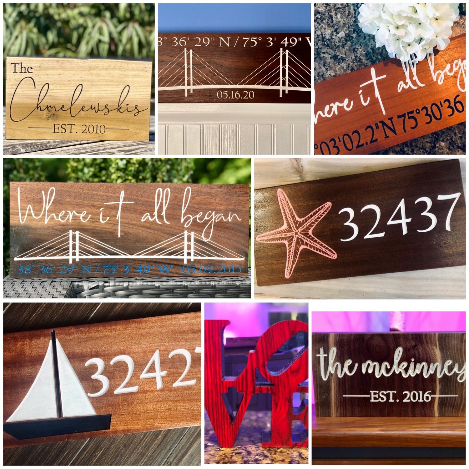 Custom signs & decor in Southern Delaware. Most designs complete within ...