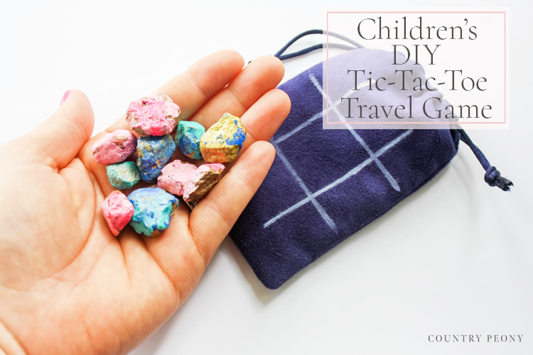 Children's DIY Tic-Tac-Toe Travel Game — Country Peony
