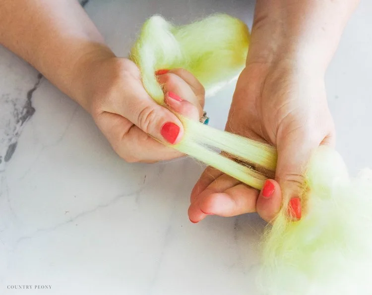 Needle Felting — Country Peony