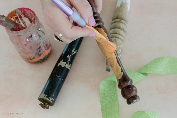Wooden Carrot DIY — Country Peony