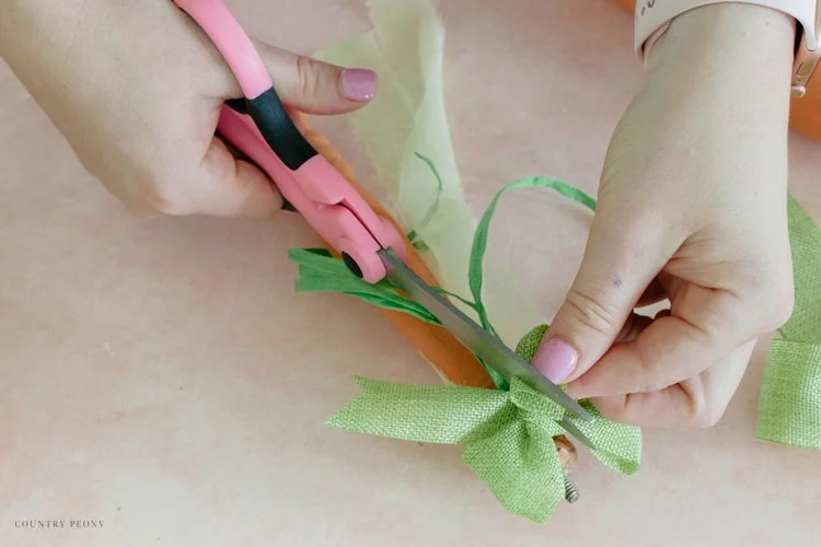 Wooden Carrot DIY — Country Peony