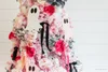 DIY Wooden Pink Ghosts for a Halloween Christmas Tree — Country Peony