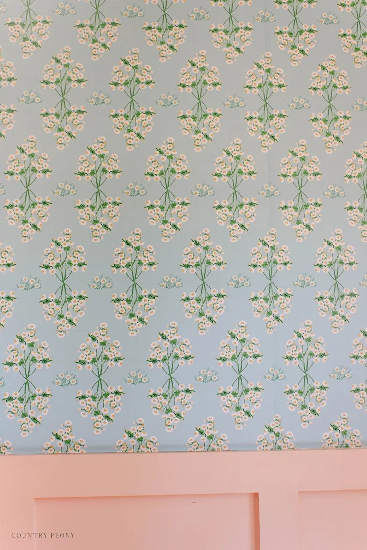 How to Install Prepasted Wallpaper, Featuring the Country Peony Studio ...