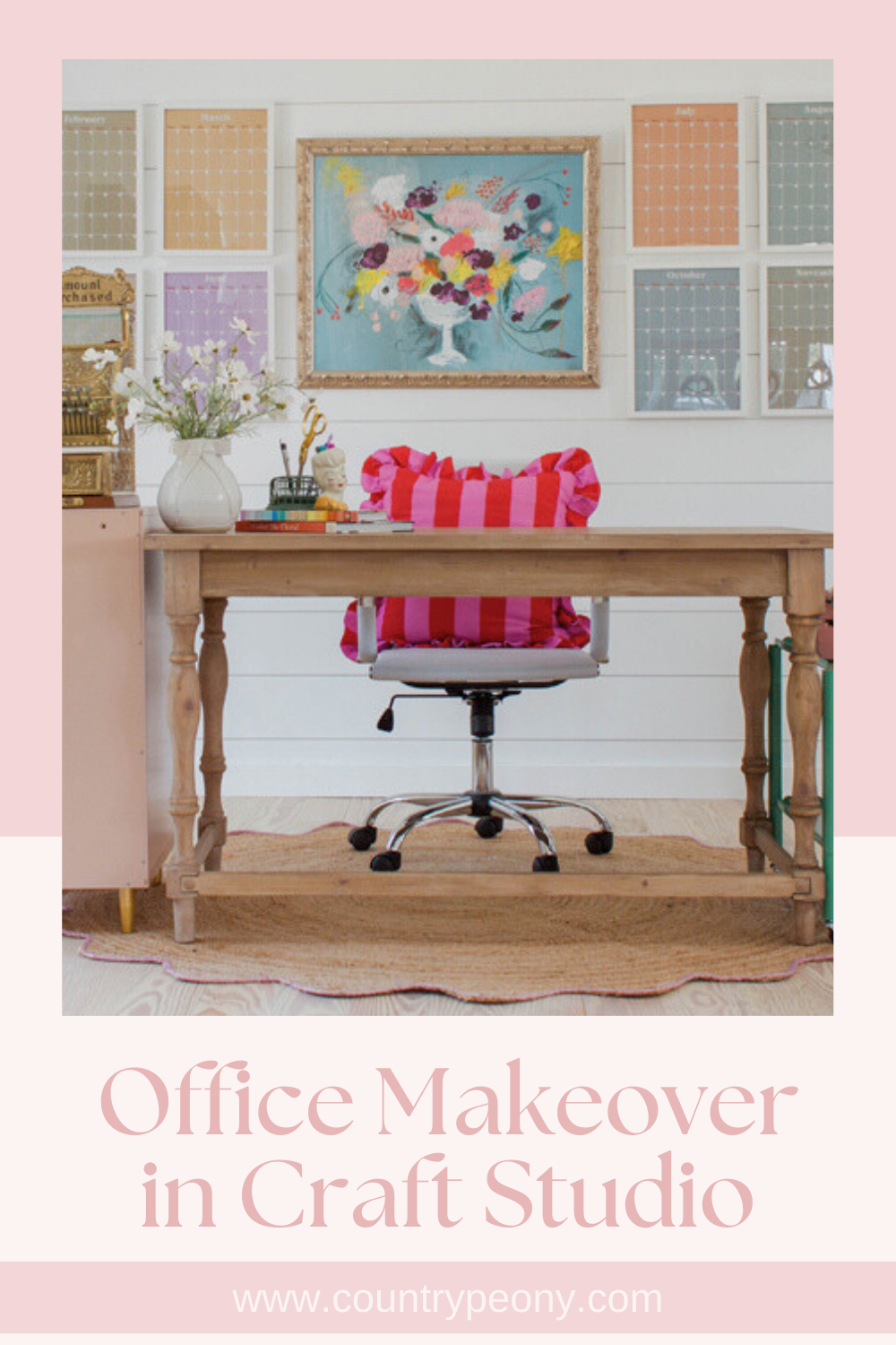 Office Makeover in my Craft Studio — Country Peony