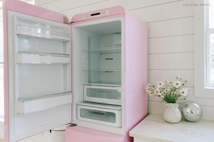 Pink Smeg Fridge — Country Peony