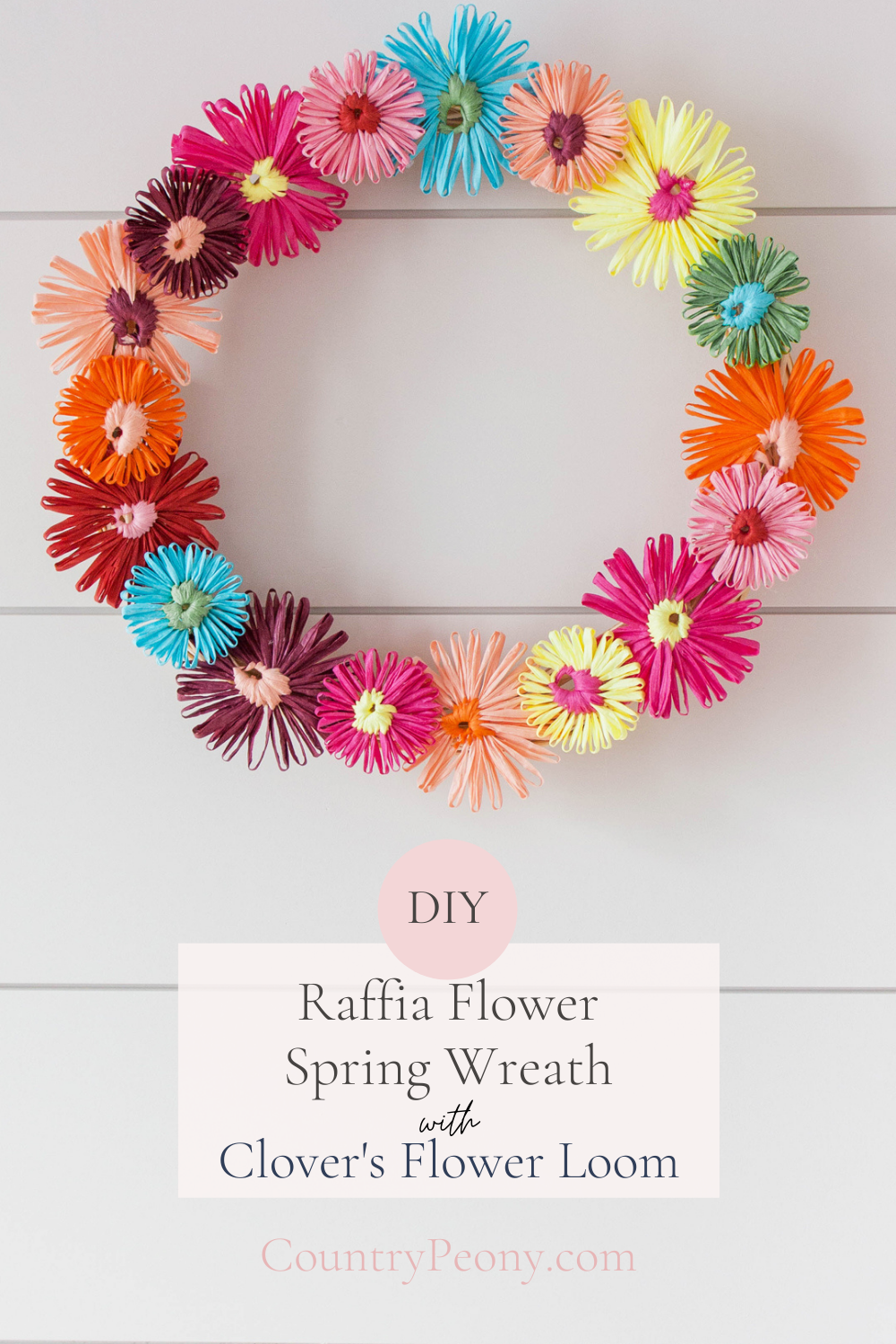 Spring Diy Paper Flower Wreath | Best Flower Site