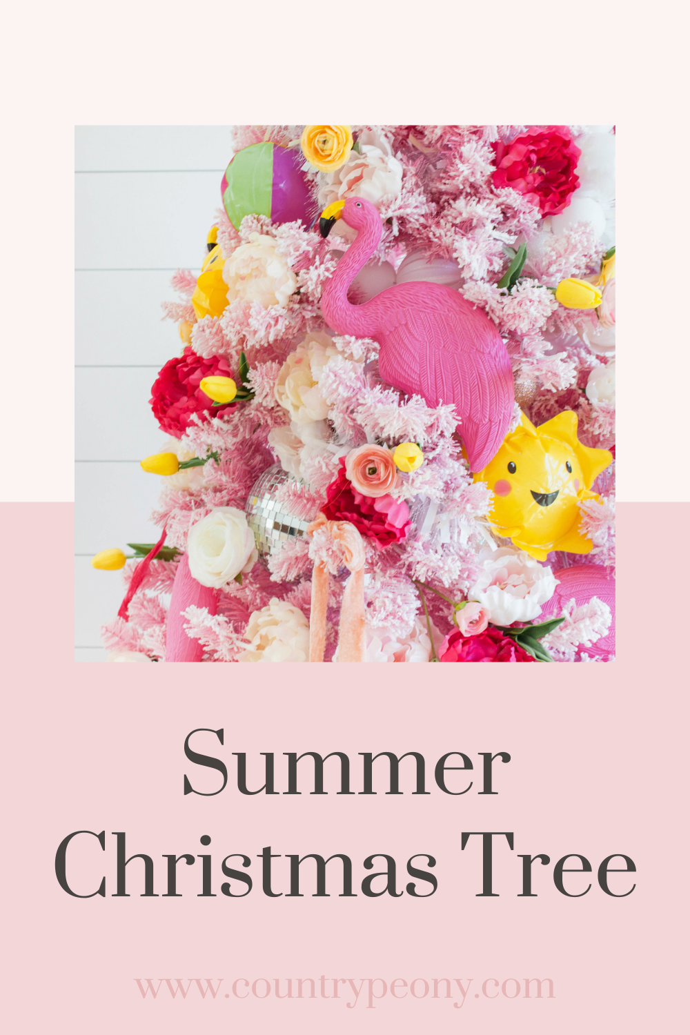 Summer Christmas Tree — Country Peony