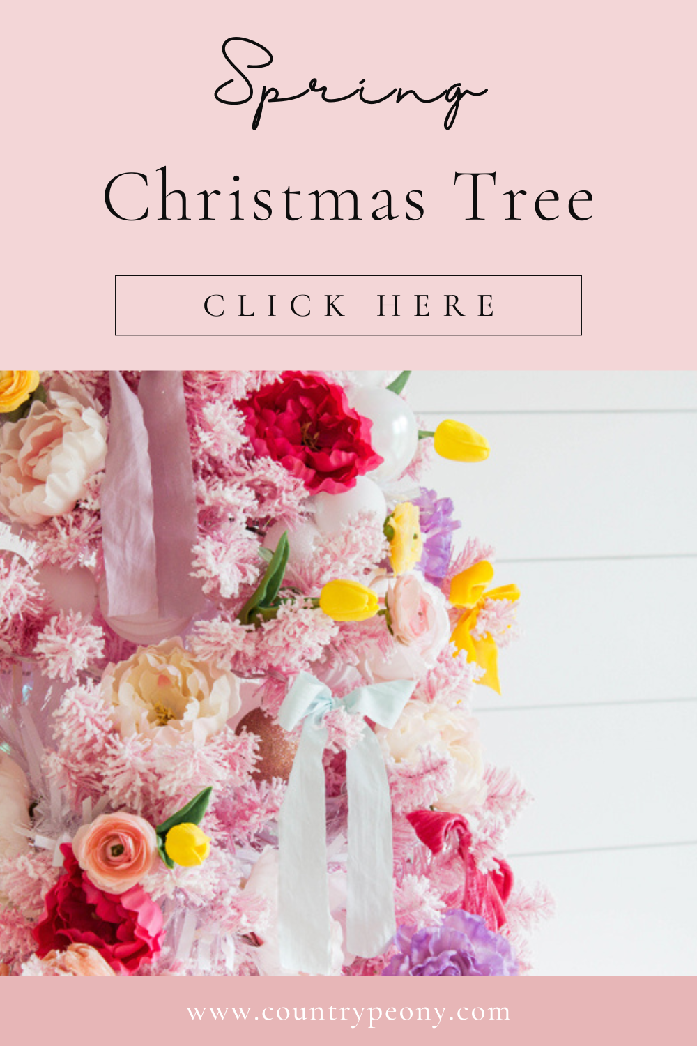 Spring Christmas Tree — Country Peony