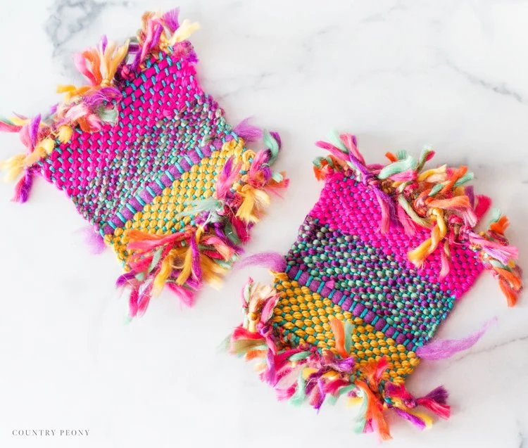 DIY Colorful & Cozy Yarn Coasters - Country Peony — Country Peony
