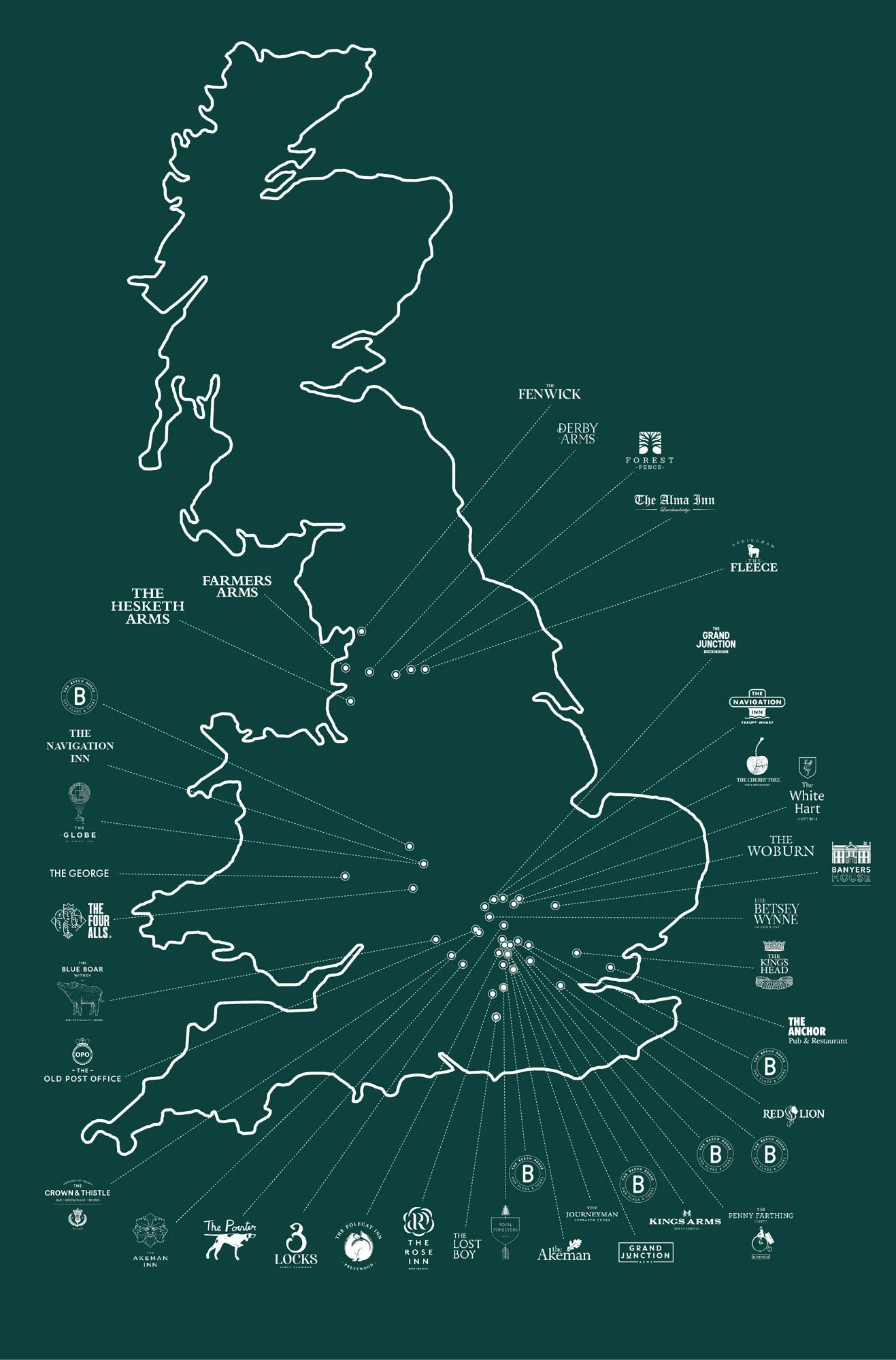Venues — Oakman Inns & Restaurants Ltd