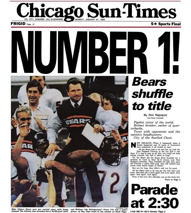 The 1985 Chicago Bears: The Greatest NFL Defense of all time — The ...