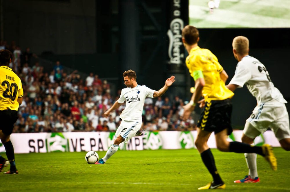 Soccer Shot On Goal