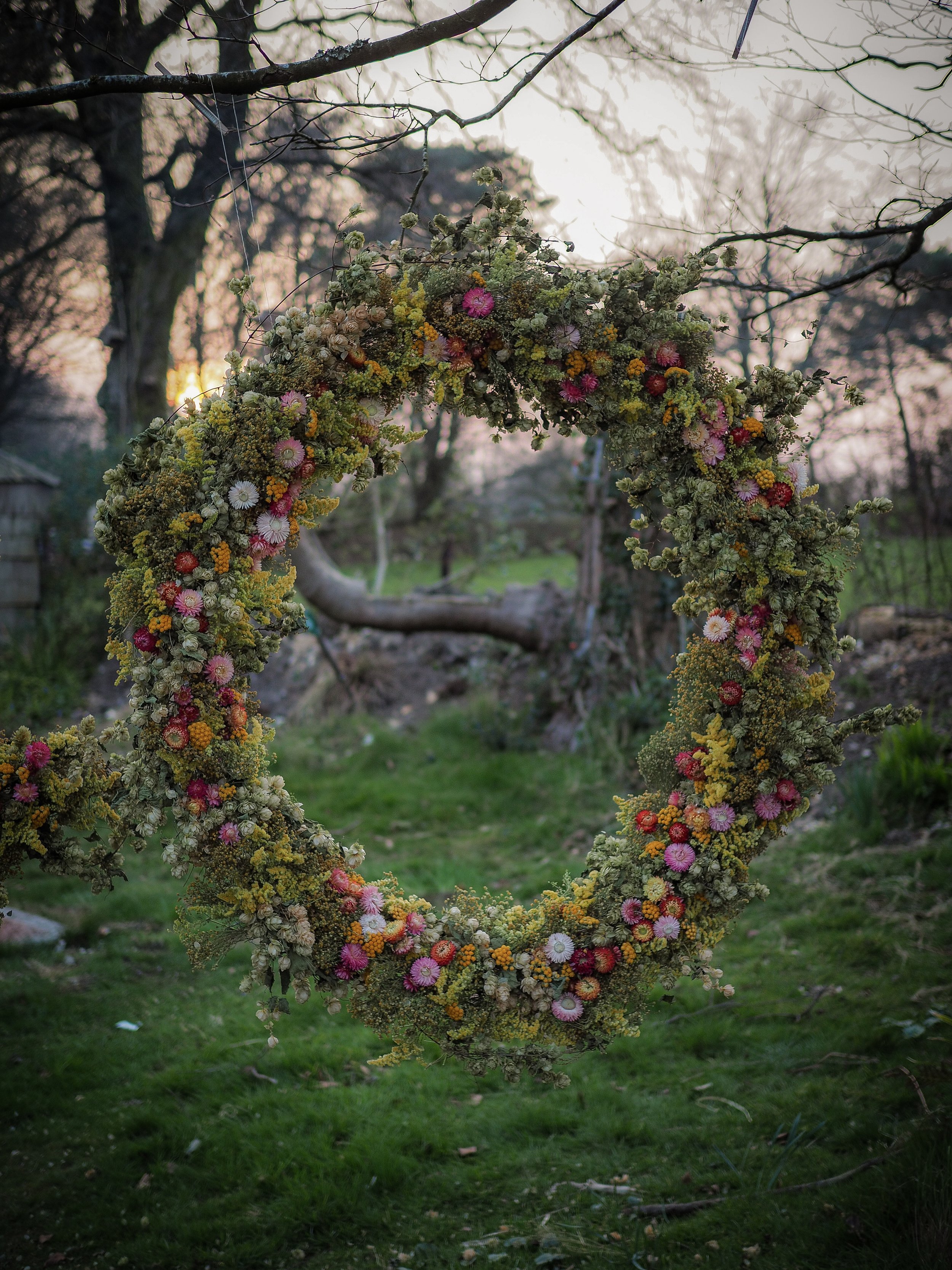 Floral Installations | Dried Flower Installations | Botanical Tales
