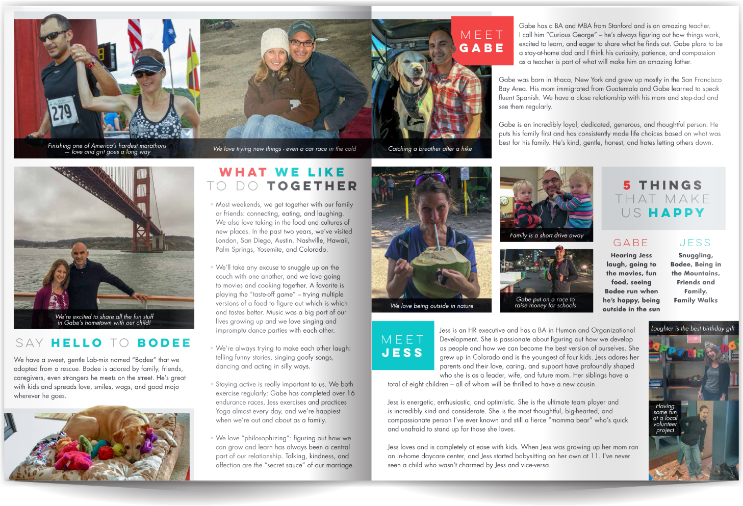 Short Profile Layout Styles — Our Chosen Child