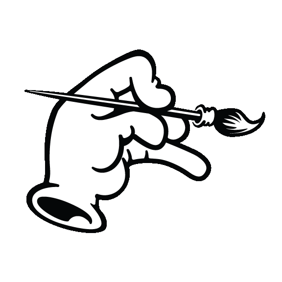 Mickey Mouse Hand Signs Logo