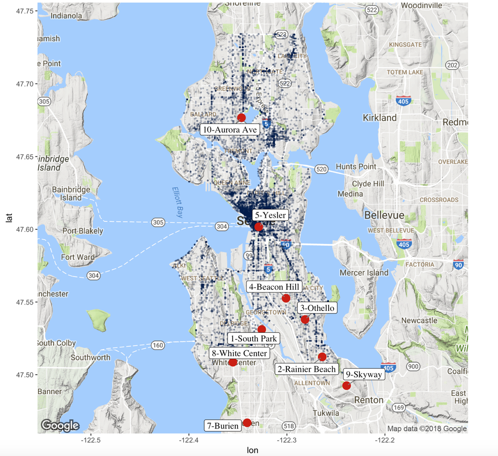 Map Plots Created with R and GGMap — Little Miss Data