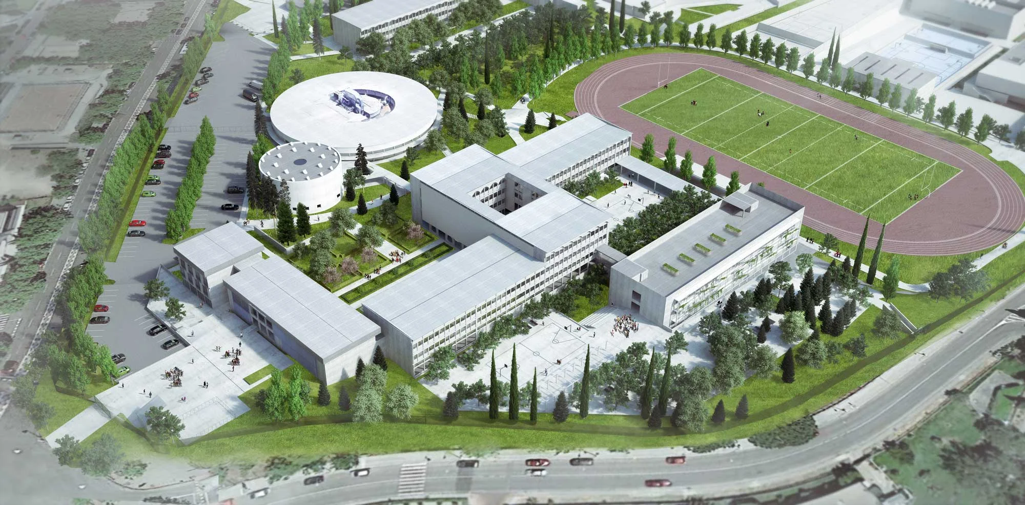 Lycée Français à Madrid — laps architecture