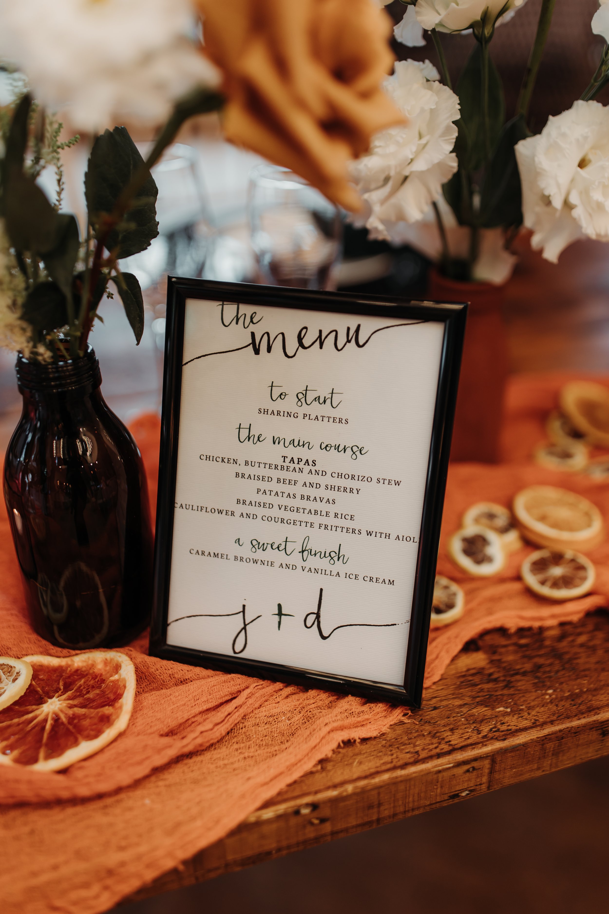 Bespoke Wedding Menu Cards That Wow Your Guests — Hawthorne and Ivory ...