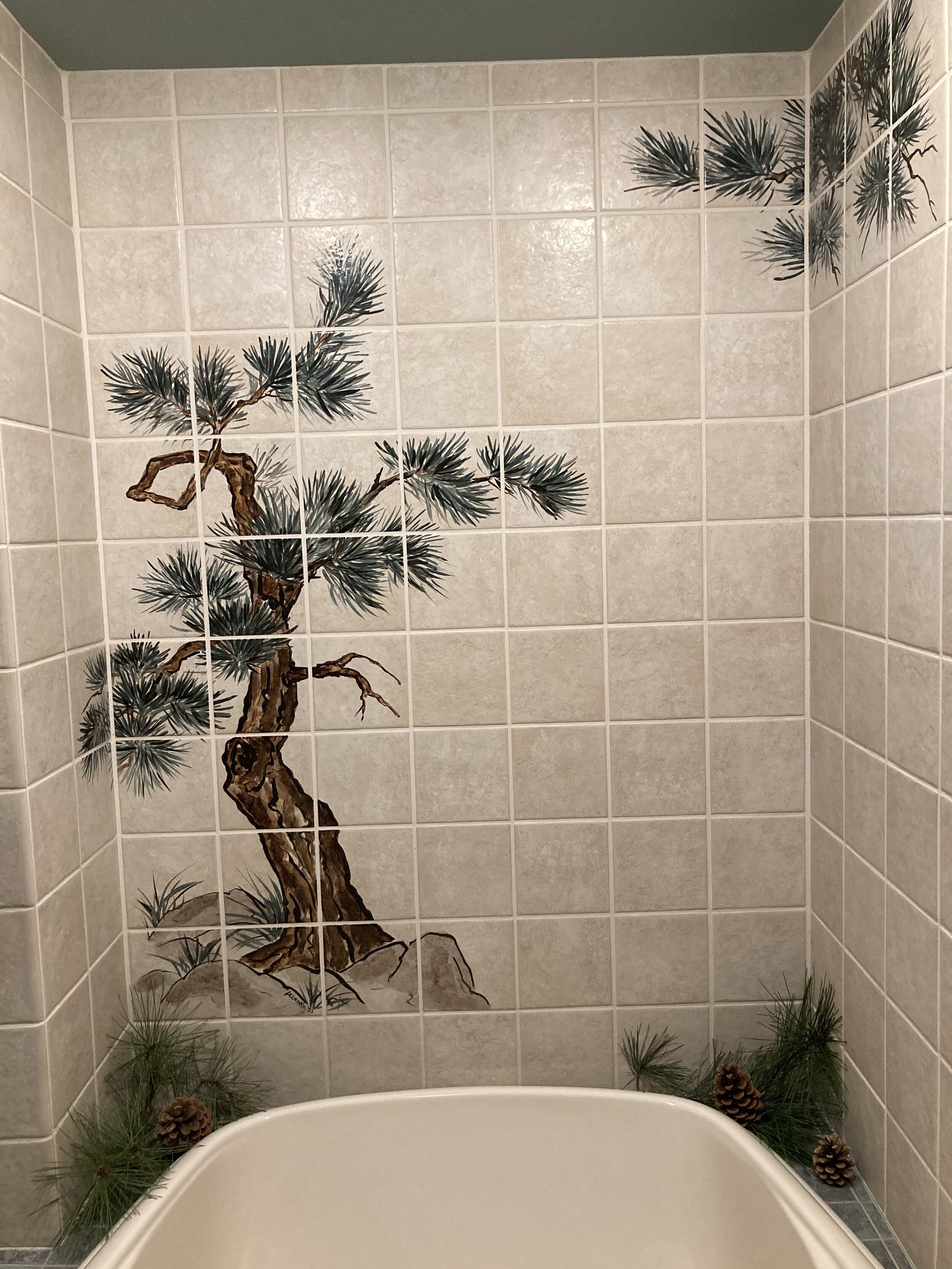 Pine Tree — Paul Lewing Custom Tile