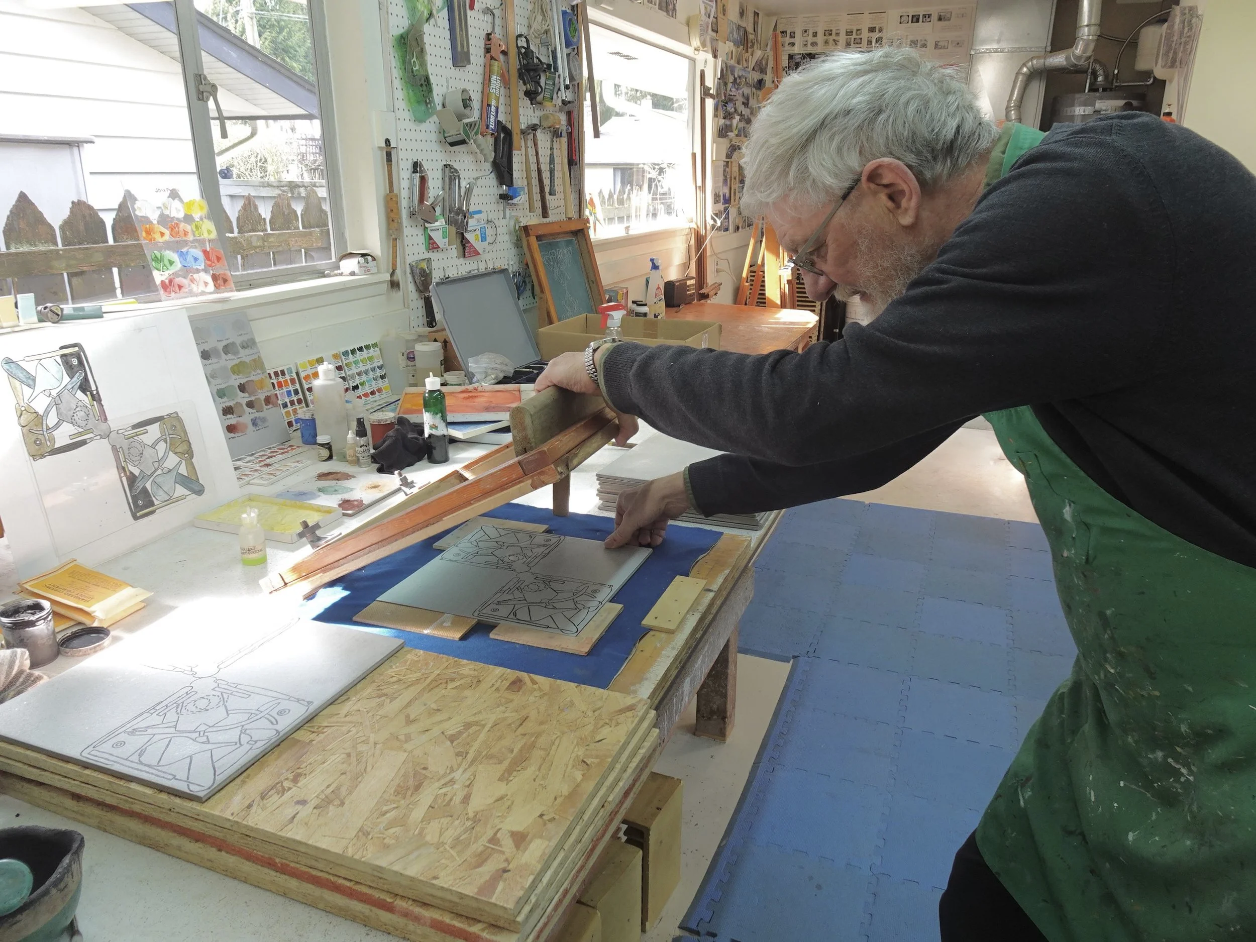 Screening the Clay Tools tiles — Paul Lewing Custom Tile