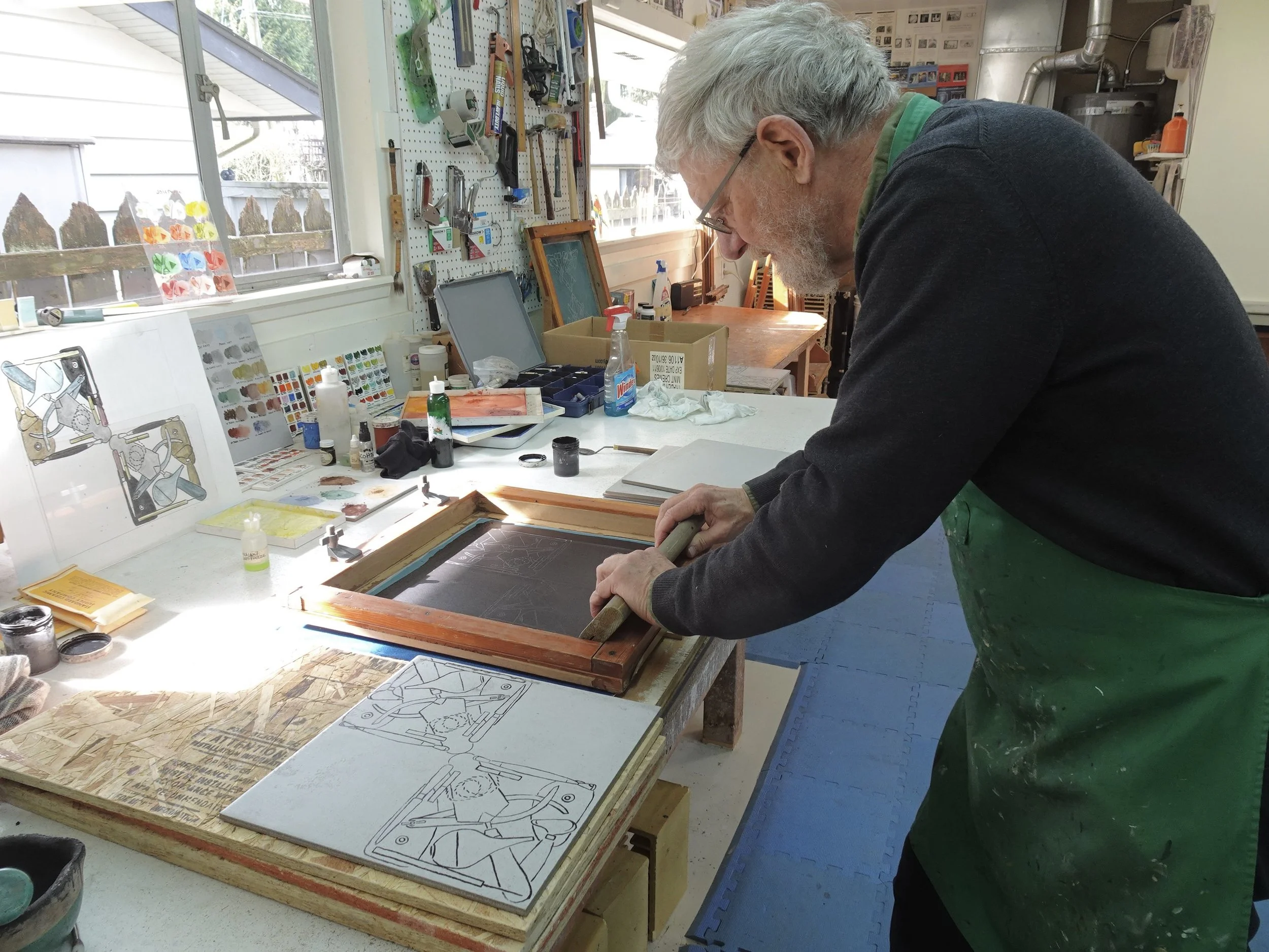 Screening the Clay Tools tiles — Paul Lewing Custom Tile