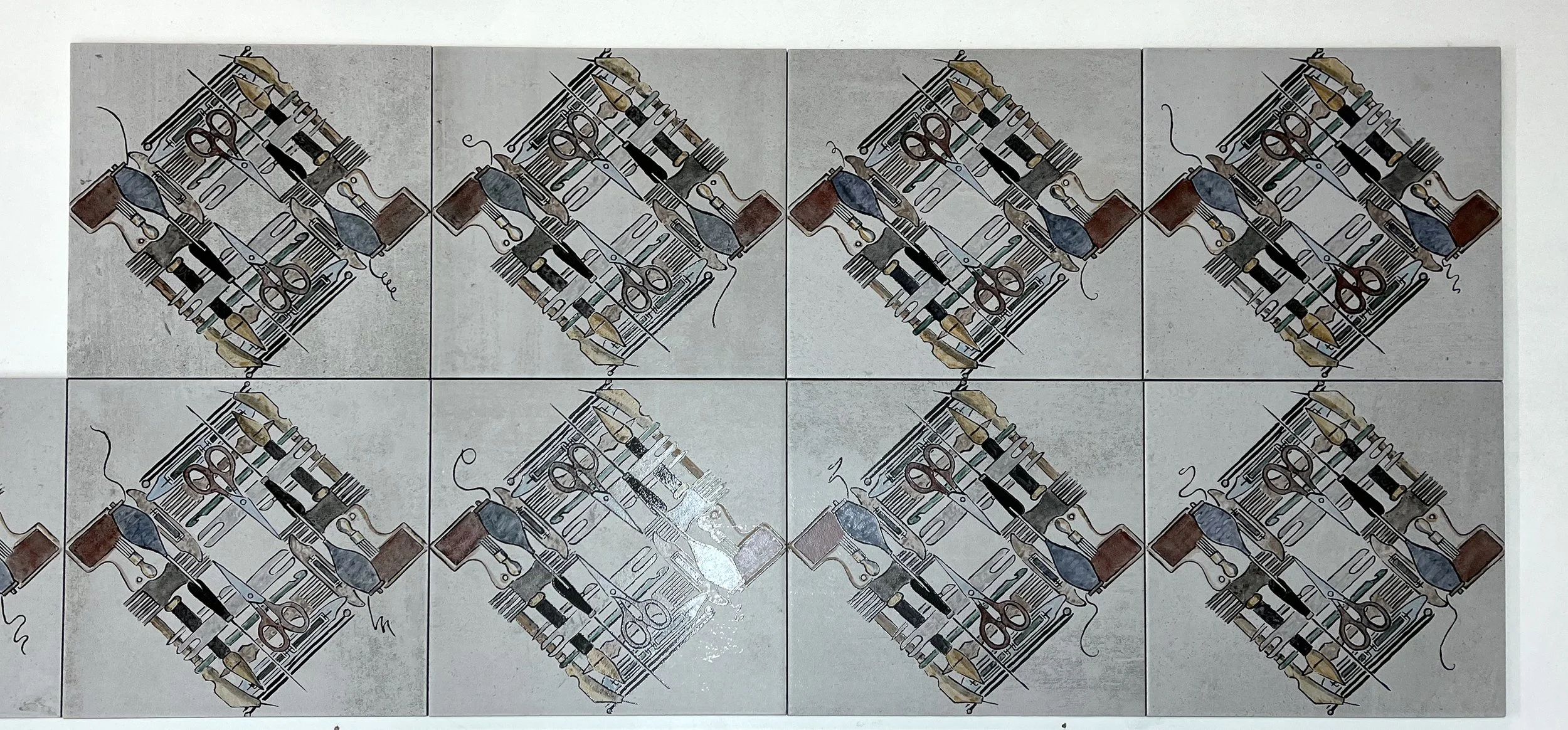 Fiber Tools Tile — Paul Lewing Custom Tile