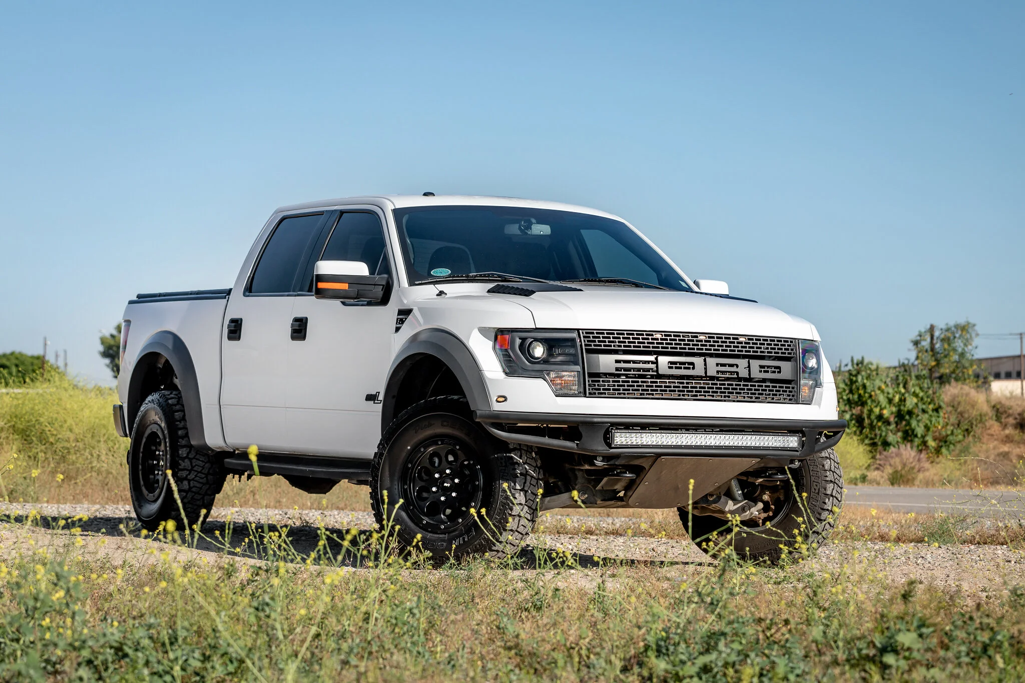 Ford Raptor Lifted White