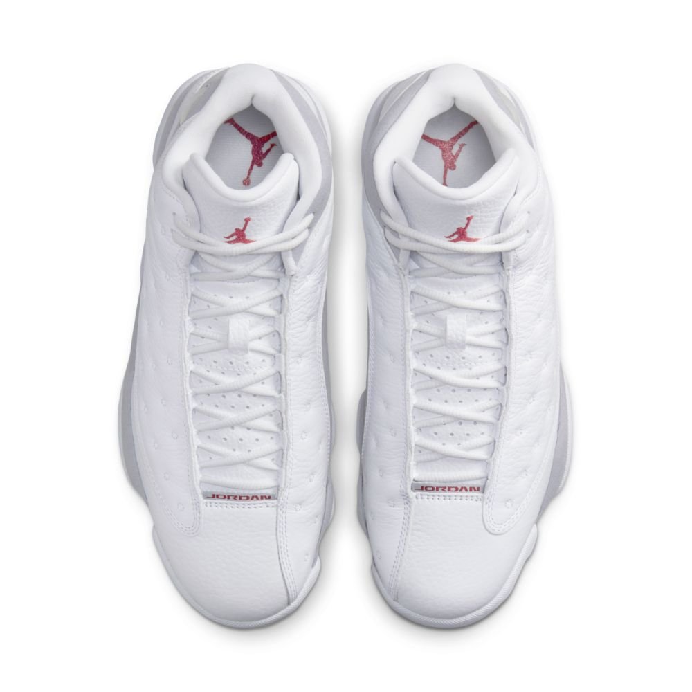 Jordan 13 Red And White Grey