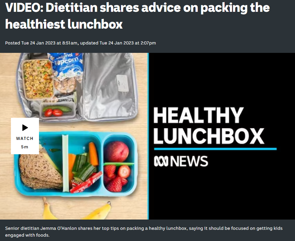 How to pack a healthy lunchbox — Jemma O'Hanlon