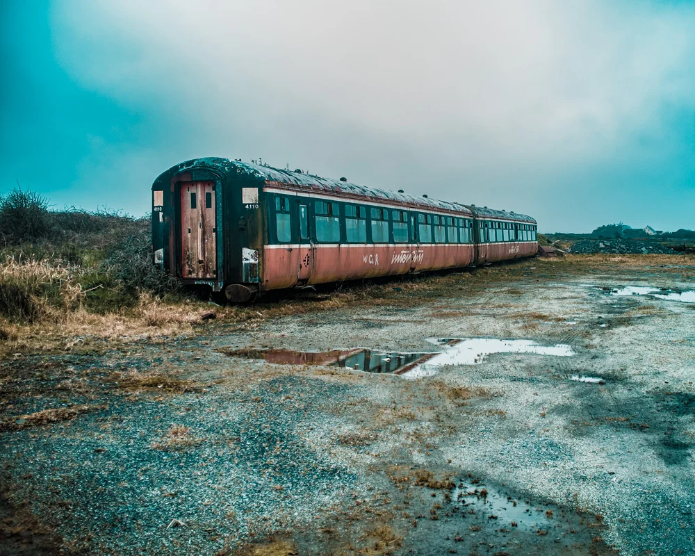 Abandoned rail cars, Ireland — John Cuba Lewis