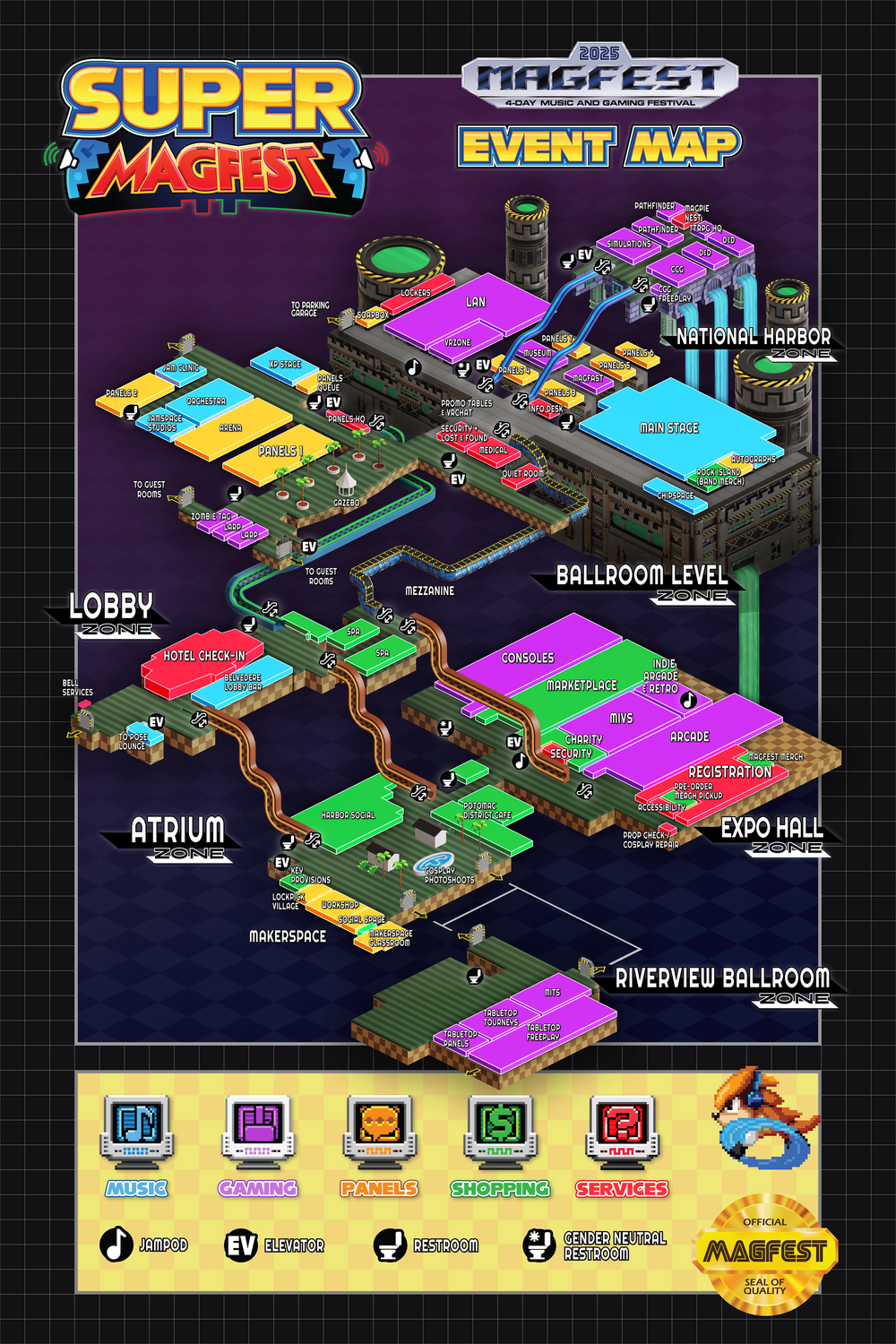 Map — Super Magfest