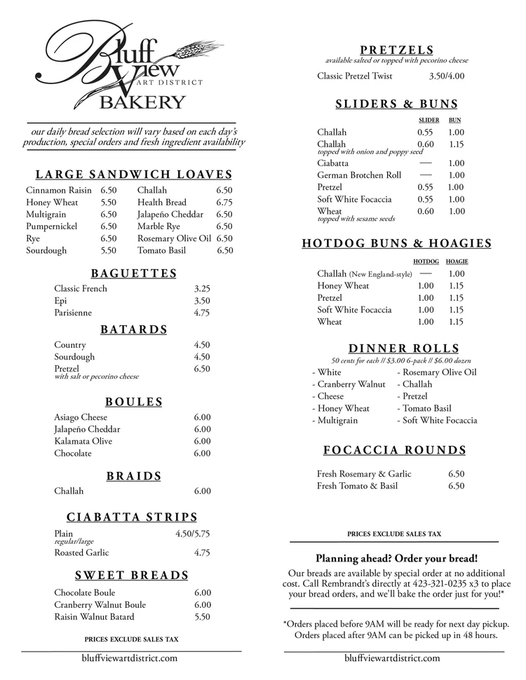 Bluff View Bakery — Bluff View Art District