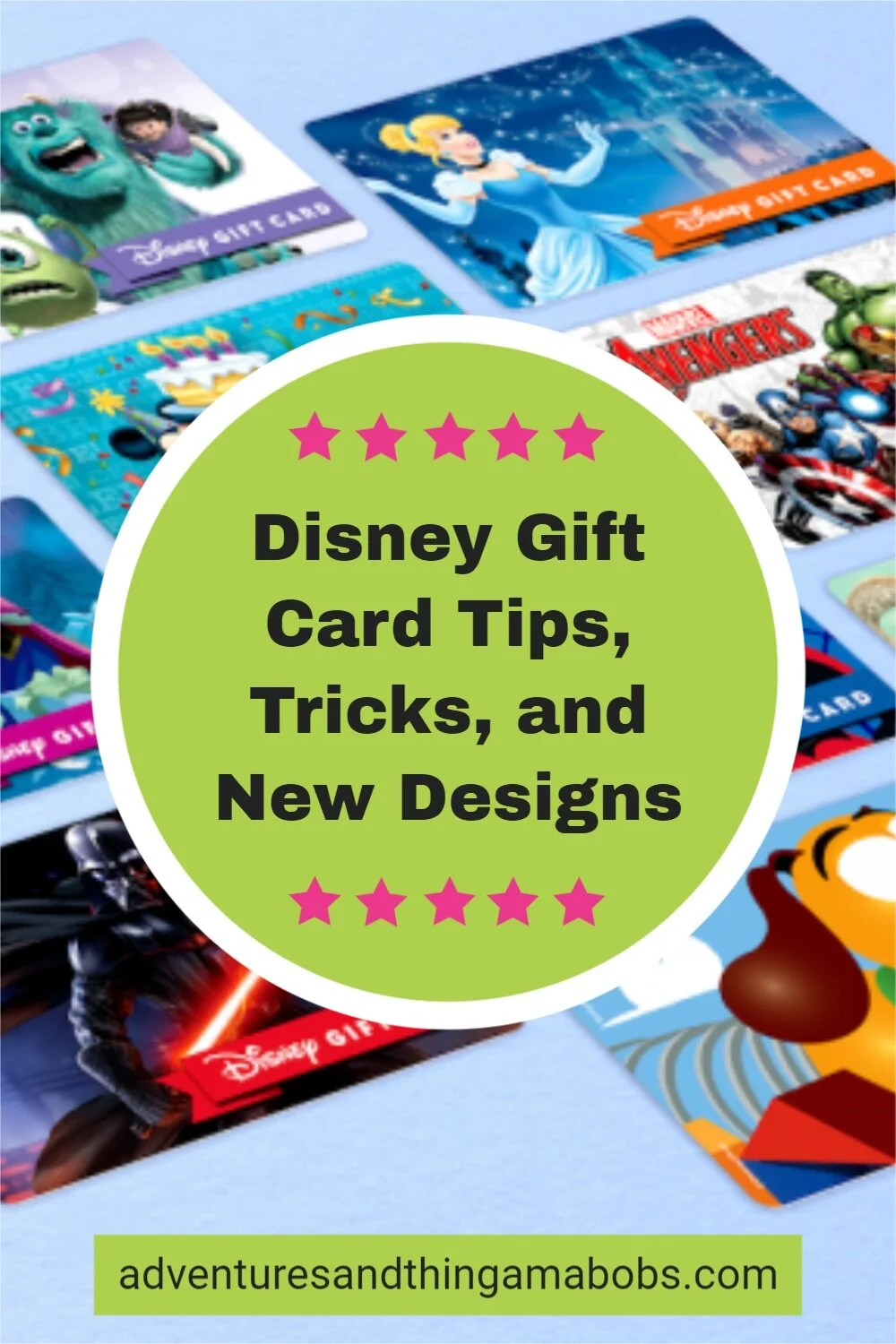 Disney Gift Card Tips, Tricks, and New Designs — Adventures & Thingamabobs