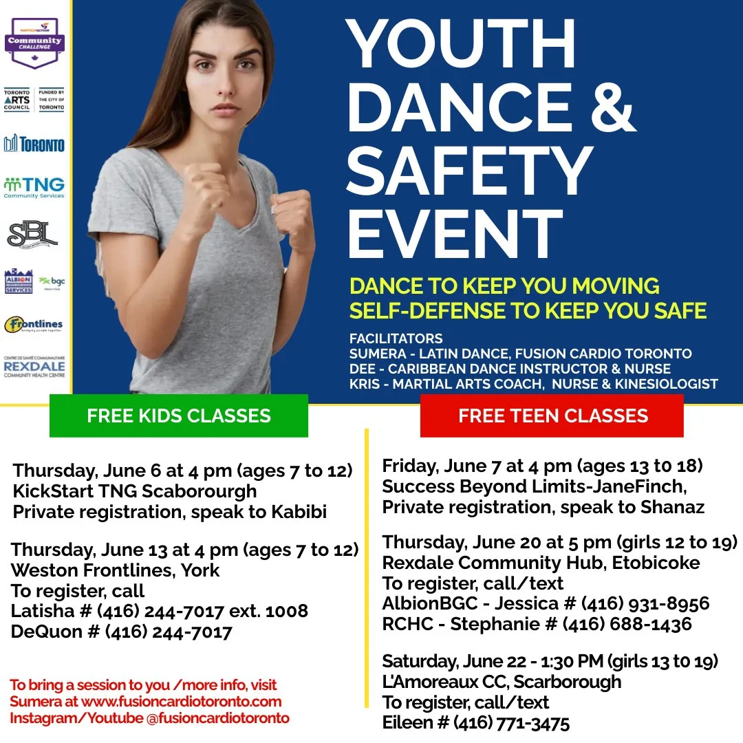 Youth Dance & Safety Event — %fusioncardiotoronto