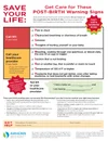 National Accreta Foundation — POST-BIRTH Warning Signs | National ...