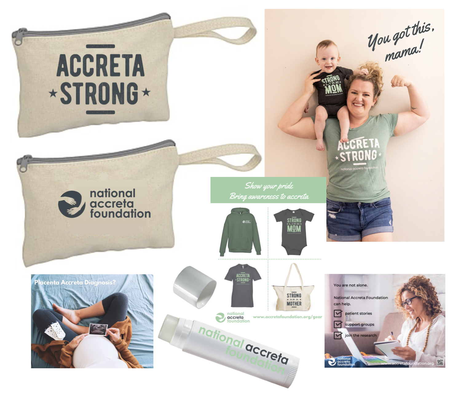 National Accreta Foundation — Placenta Accreta Awareness Gear ...