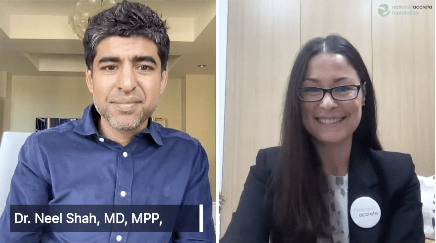National Accreta Foundation — Dr. Neel Shah | Cesarean Awareness Month ...