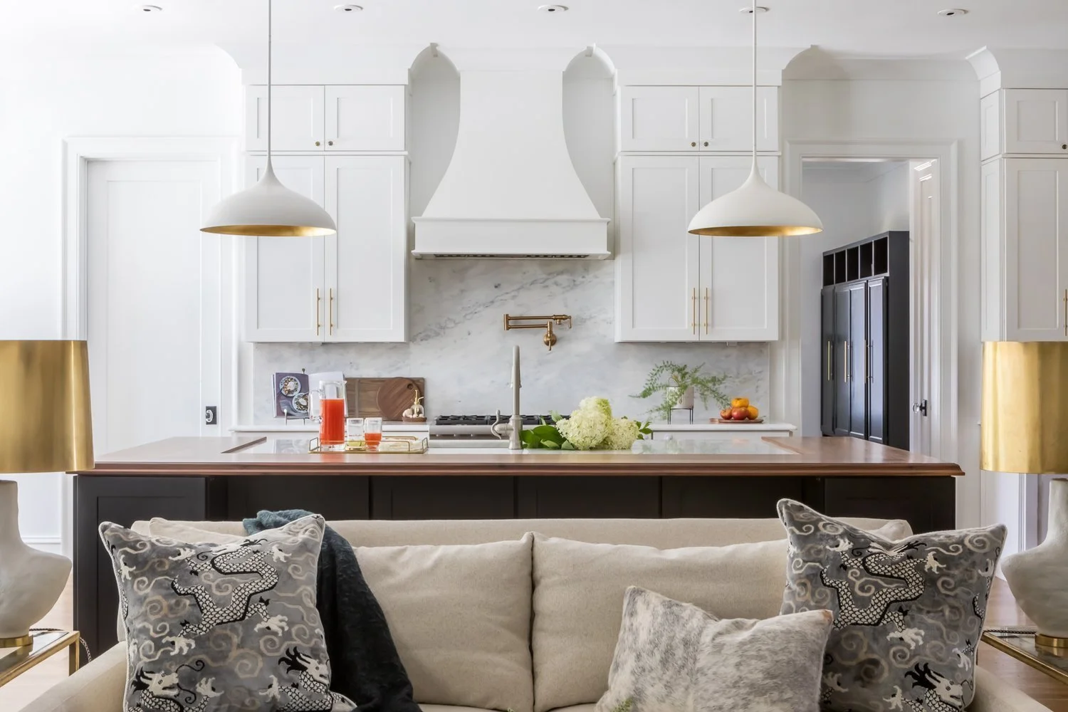 Moody Modern Interior Design in Raleigh — Roux MacNeill Studio Interior ...