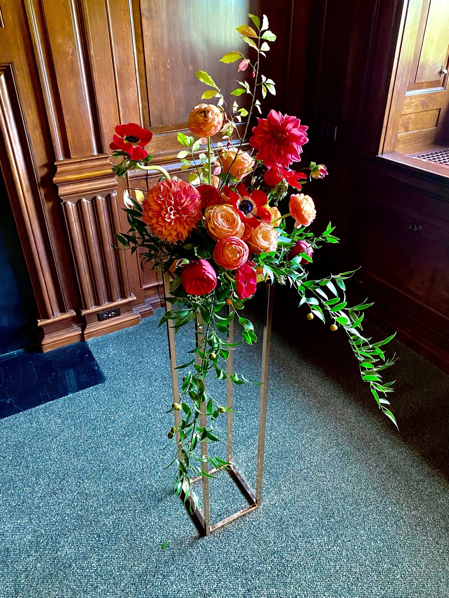 S Shaped Flower Arrangement