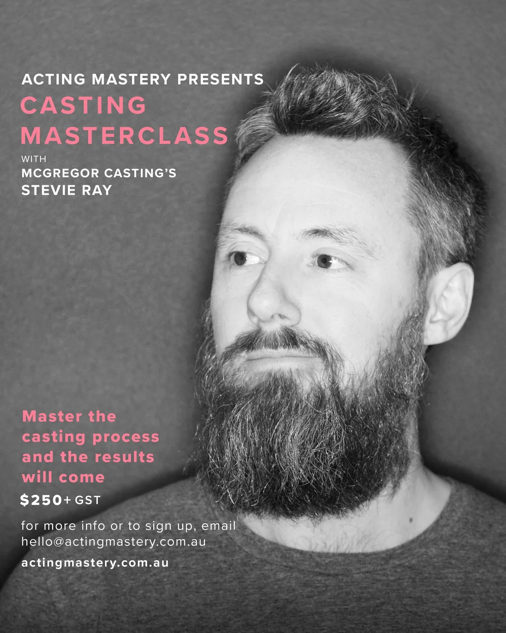 Stevie Ray Casting Workshop — Acting Mastery | Sydney Acting School