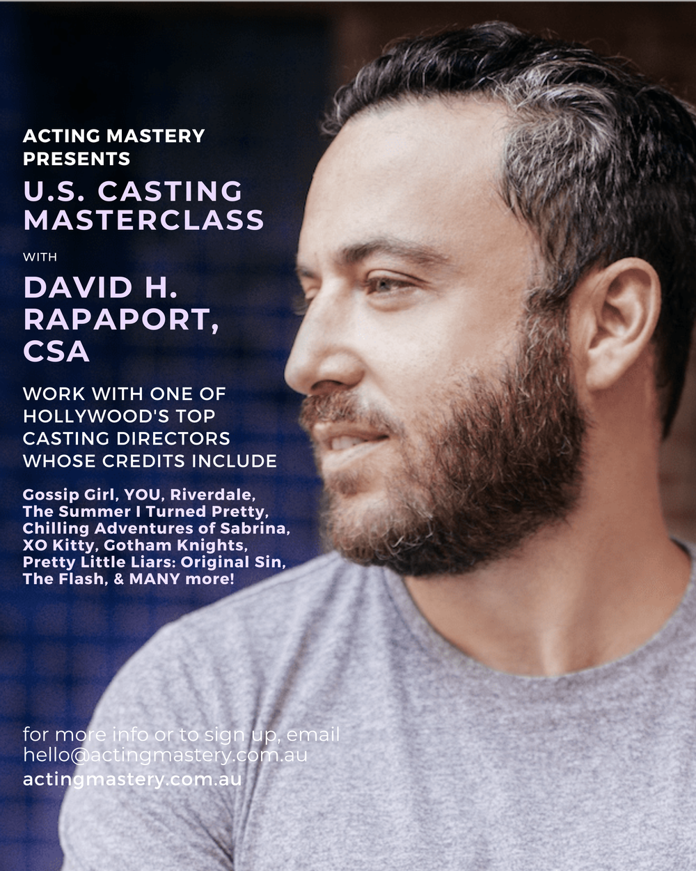Sydney Acting Masterclasses and Courses — Acting Mastery | Sydney ...