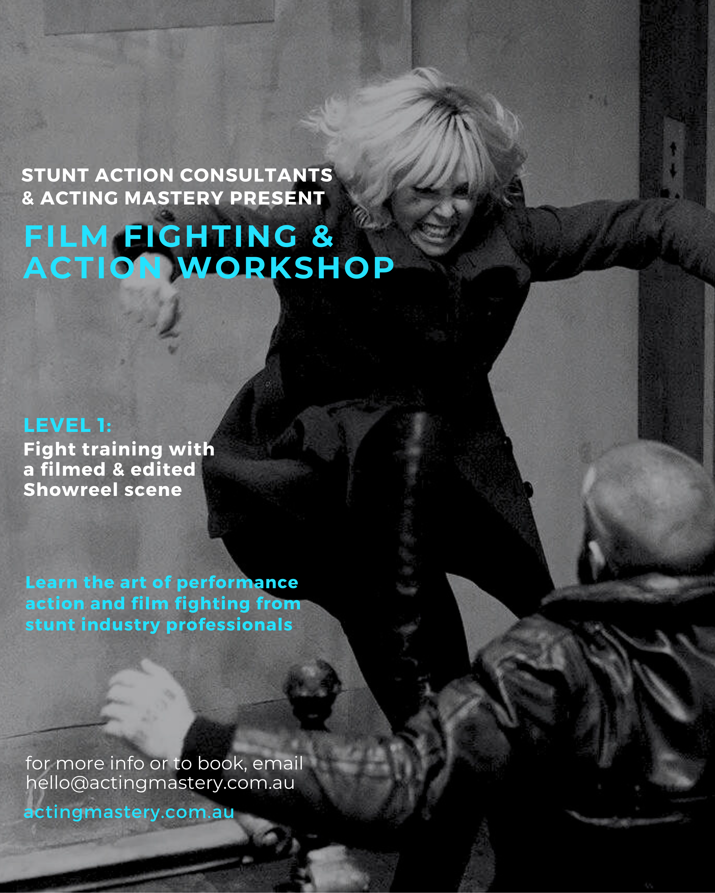 Film Fighting and Stunt Action Training for Actors — Acting Mastery ...