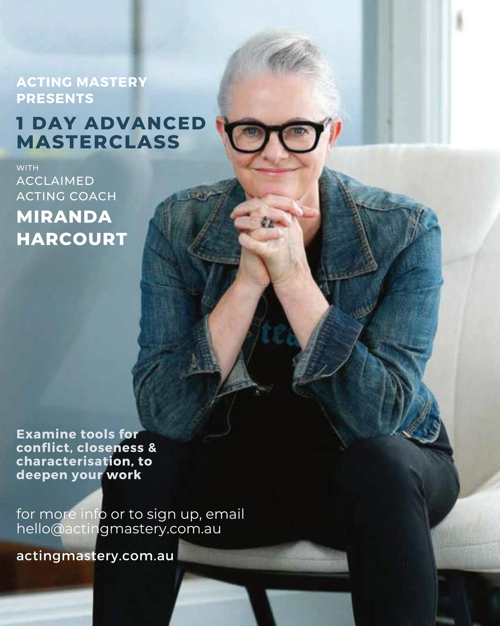 Miranda Harcourt Advanced Masterclass — Acting Mastery | Sydney Drama School