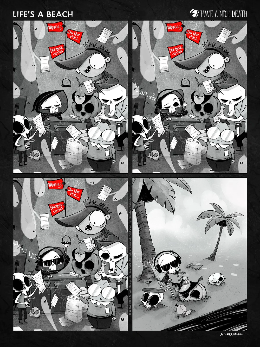 Life Asked Death Comic