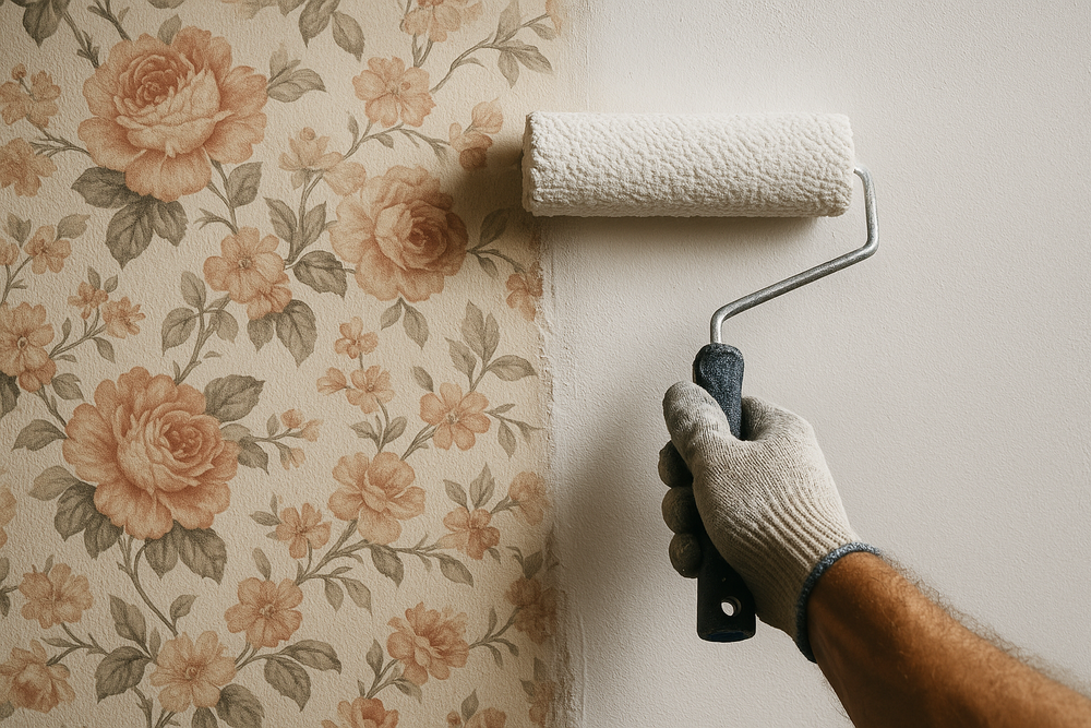 How to Paint Walls with Wallpaper | Proven Steps from Paint Heroes to ...
