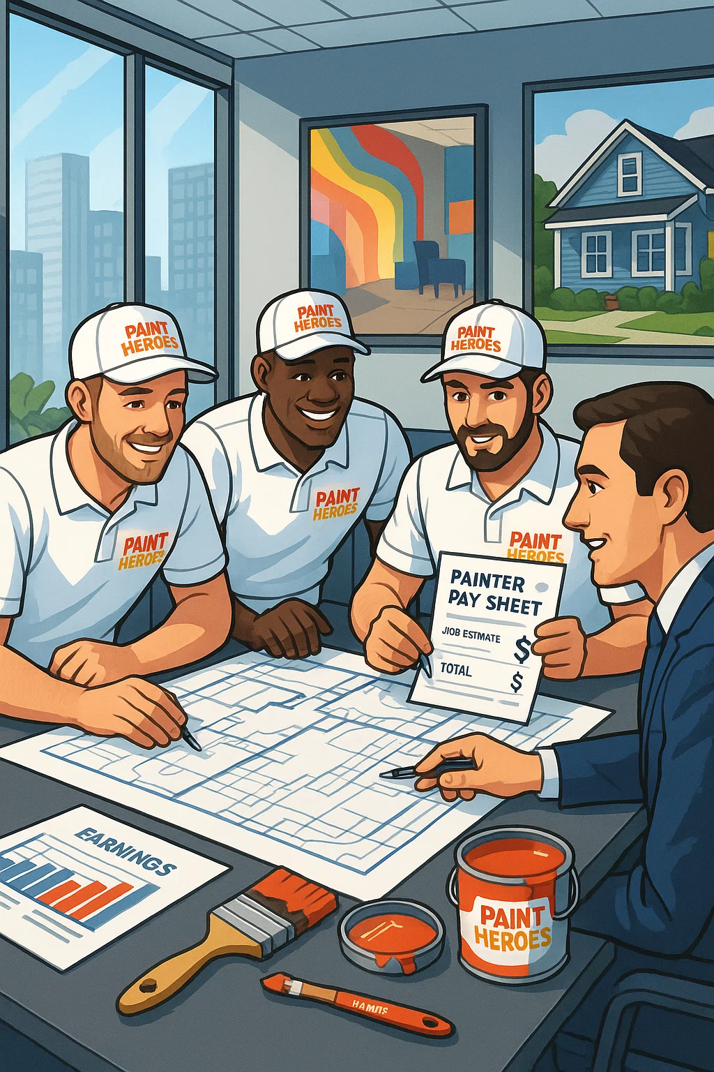 Painter Salary Guide 2025 — Real Numbers and Expert Insights — Paint Heroes